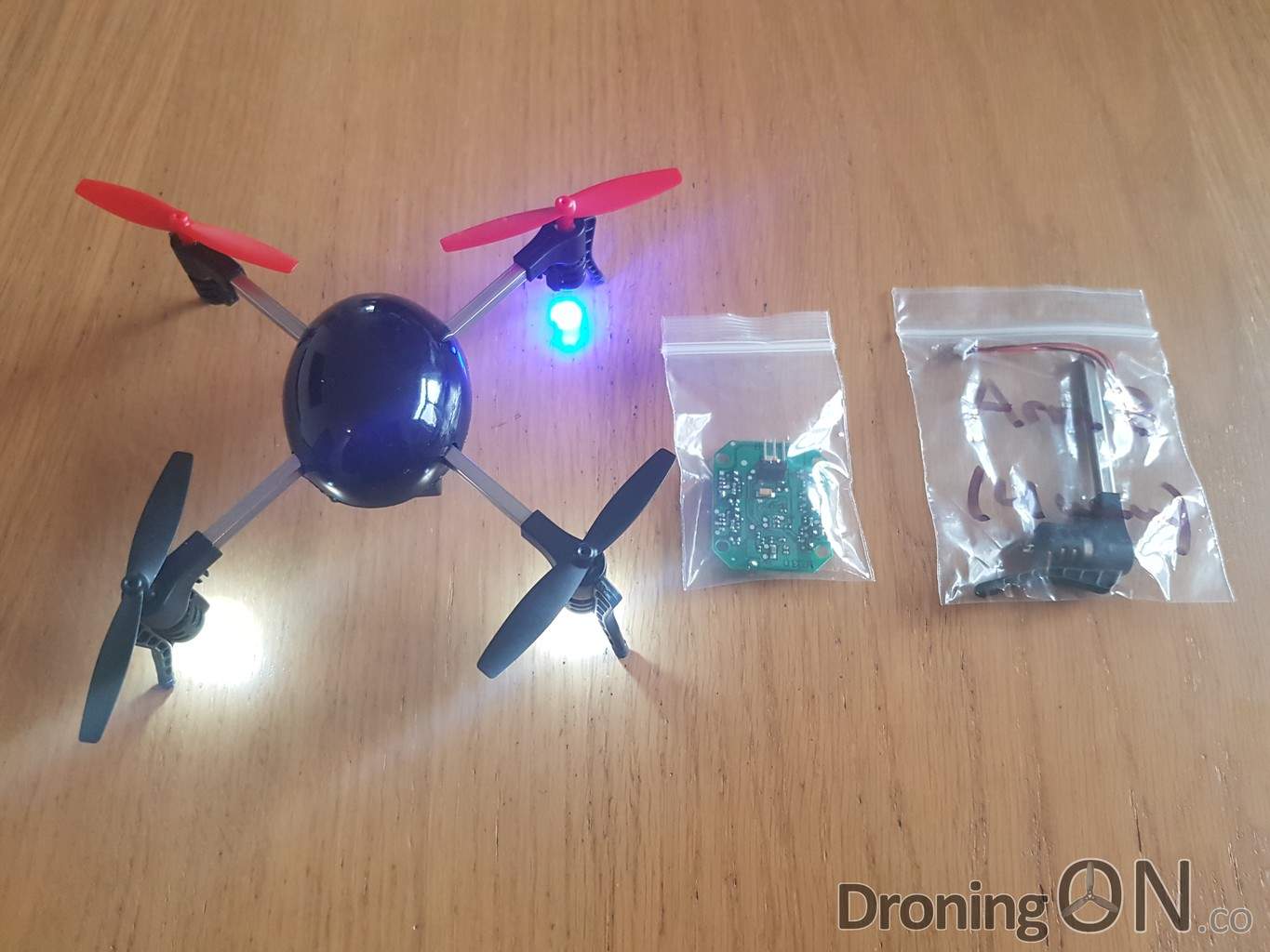 How To Replace A Micro Drone 3 PCB Board & Motor Arm (Extreme Fliers ...