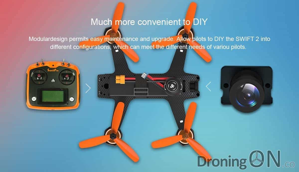 SwellPro Swift 2 Racing Drone Review, Unboxing, LOS and FPV Flight Test ...