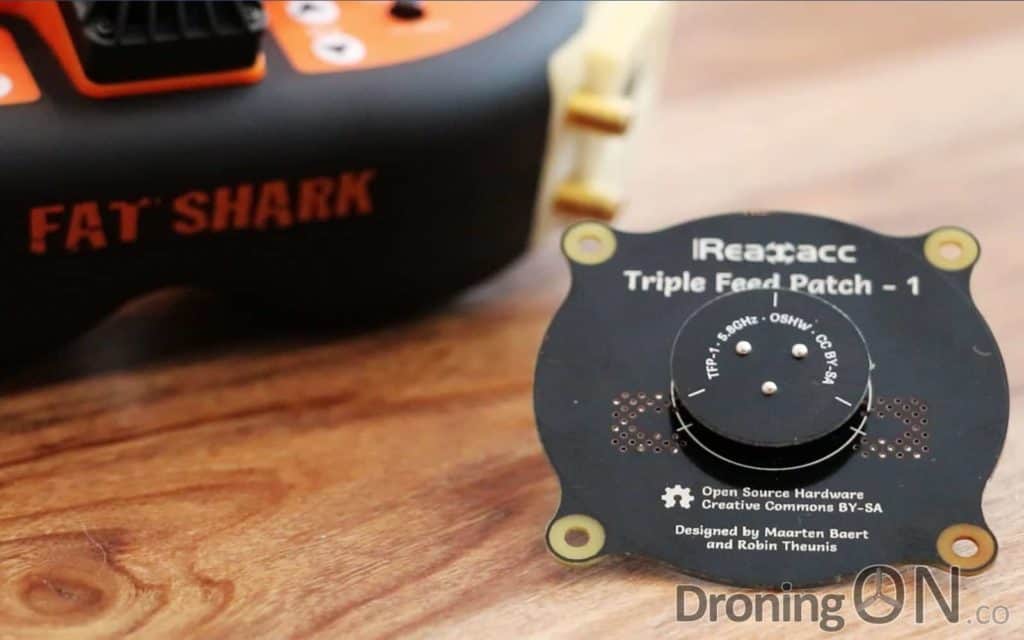 RealACC 9.4dBi Triple Feed FPV Patch Antenna Review & Unboxing - DroningON